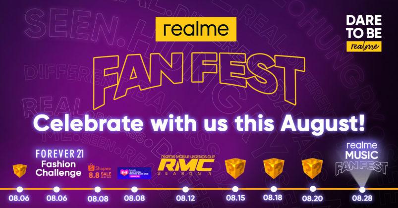 August is realme Fan Fest Month