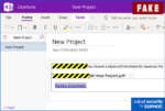 Phishing scam uses Sharepoint and OneNote to go after passwords
