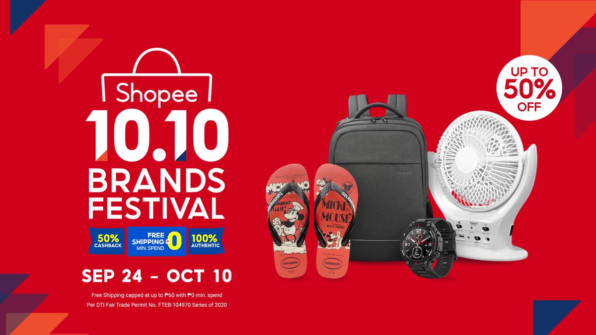 Grab these amazing products all at 50% off on Shopee’s 10.10 Brands ...