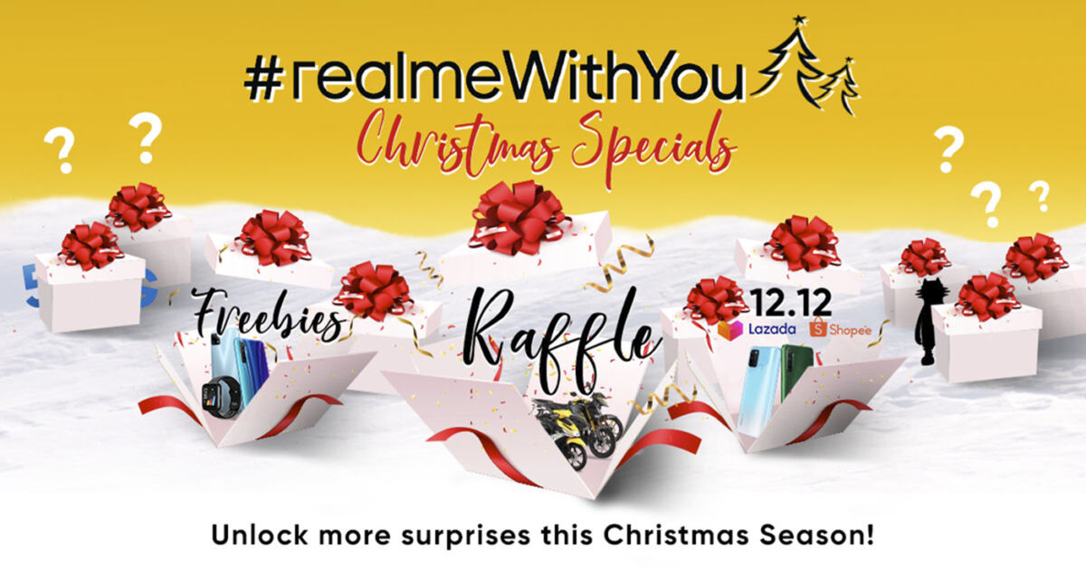 Huge prizes and exciting promos on #realmeWithYou Christmas Specials