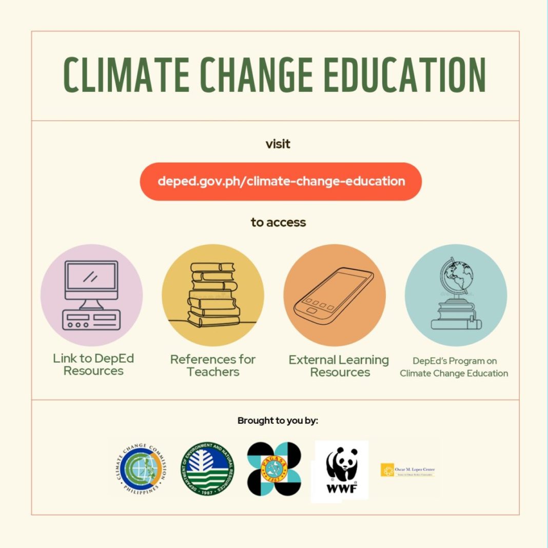 Climate change education teaching materials now available on DepEd ...