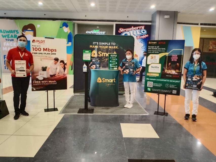 PLDT-Smart expand customer channels in extended ECQ