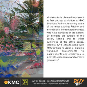 Modeka Art showcases Filipino artists in KMC Solutions workspace