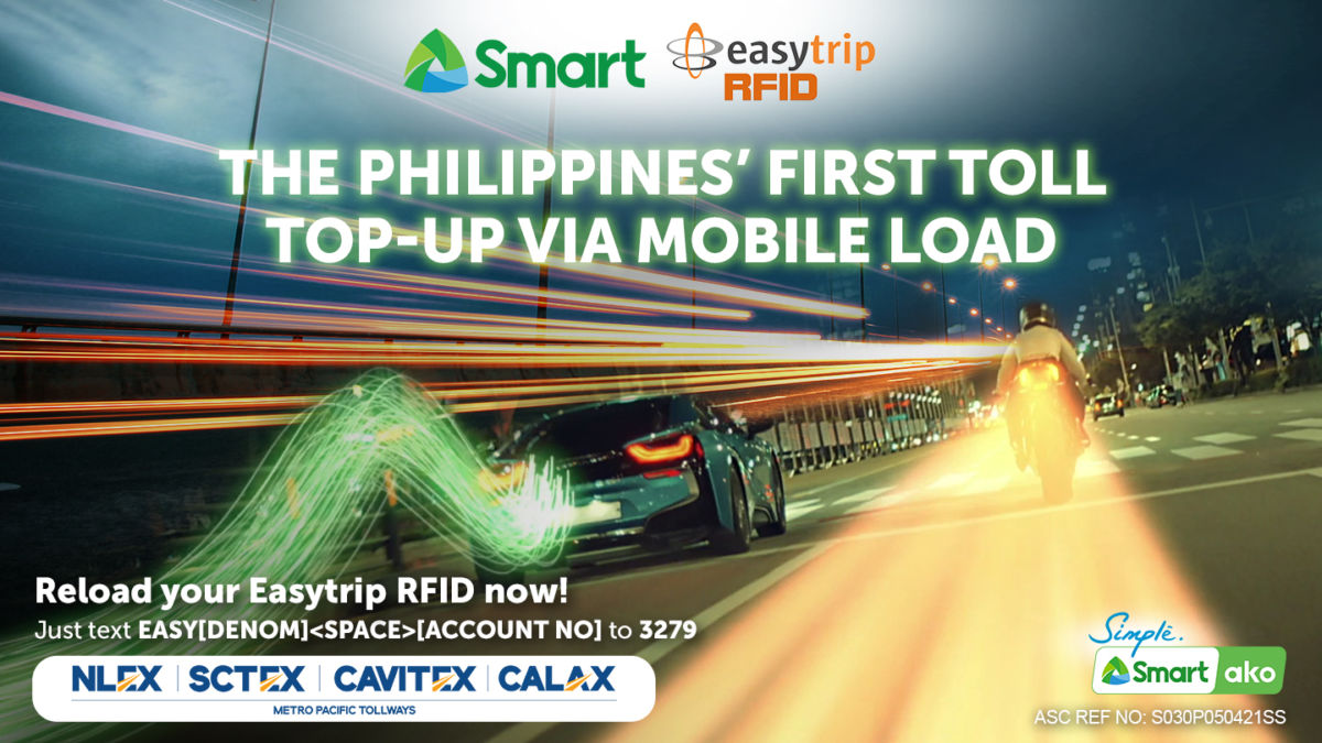 First toll top-up via mobile load in PH through Smart-MPTC partnership
