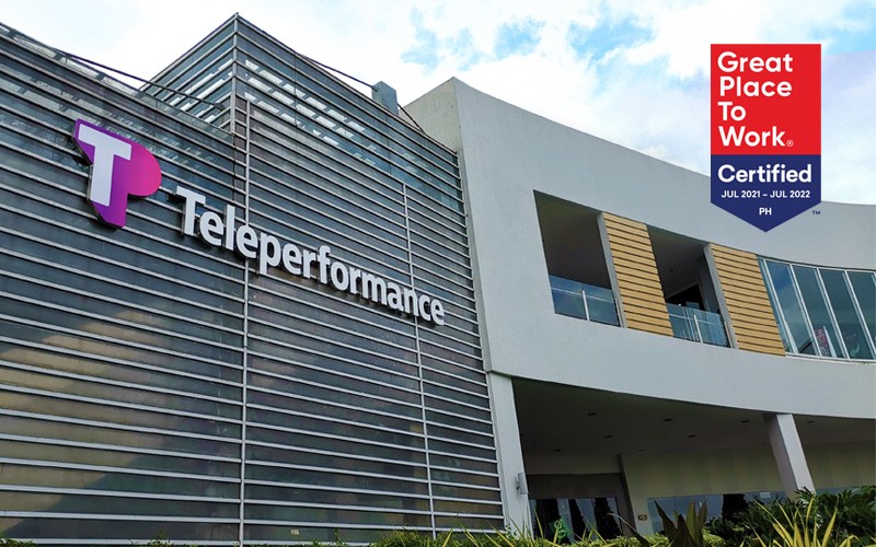 Teleperformance PH is certified great place to work for fourth year in ...