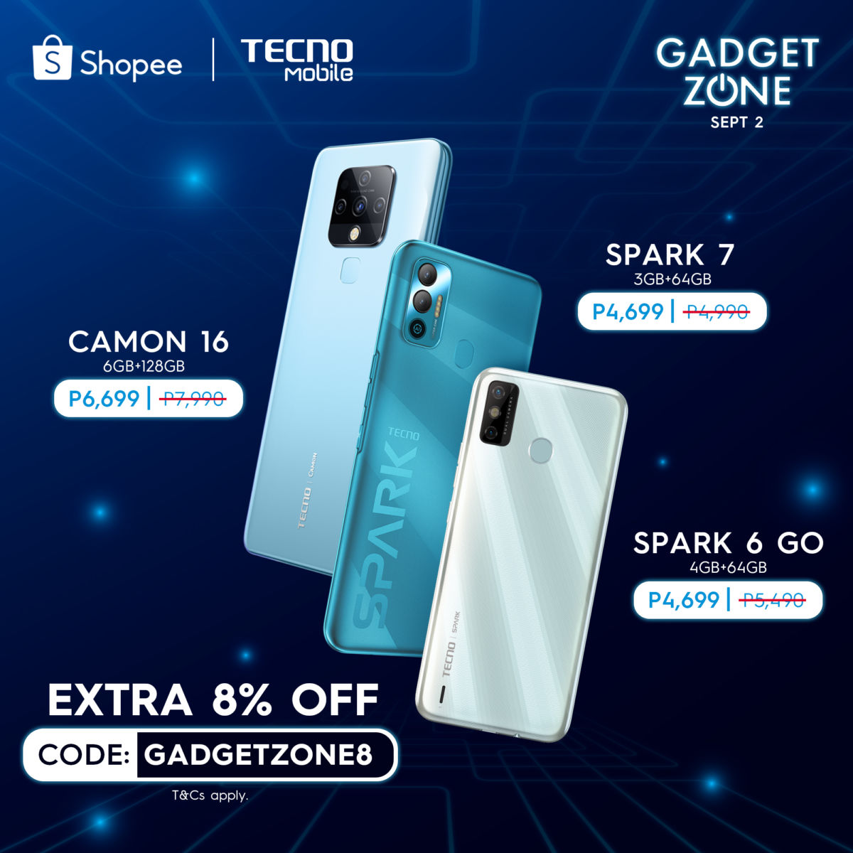 TECNO Mobile tech exclusives are coming to Shopee Gadgetzone