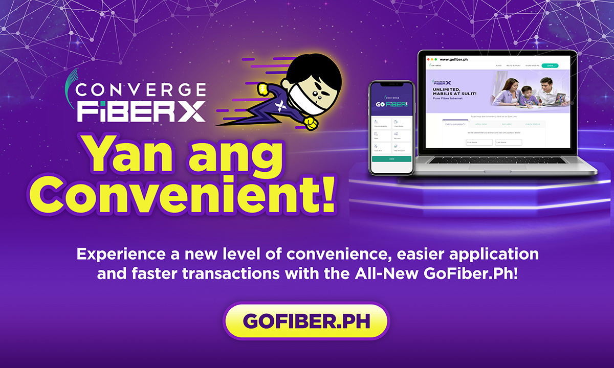 Yan ang convenience! Converge launches all-new GoFiber website and app ...