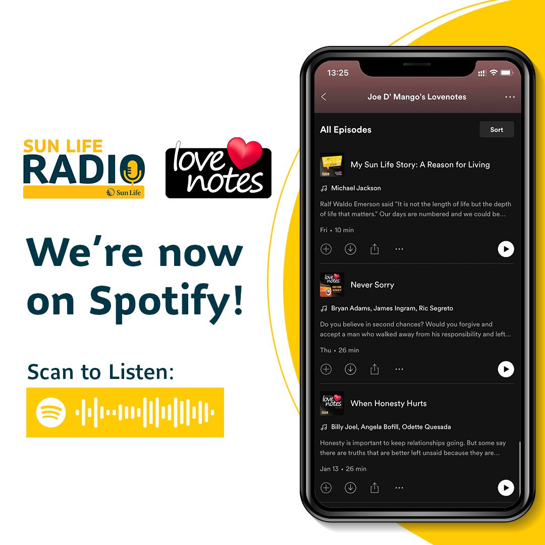 Sun Life and Joe D’ Mango bring back “Lovenotes”