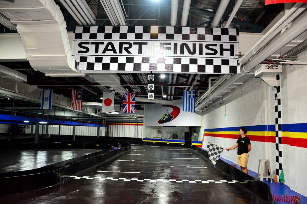 Let's go racing at SM City North EDSA's EKartRaceway