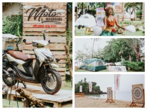 MIO GEAR MOTO CAMPGROUND: Sun rays and beach waves in CEBU!