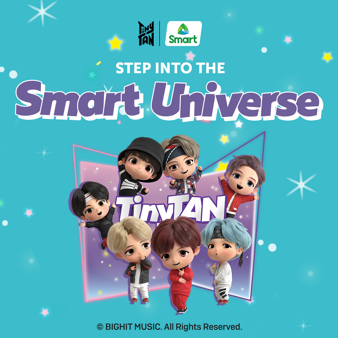 Smart launches new partnership with animated BTS characters TinyTAN