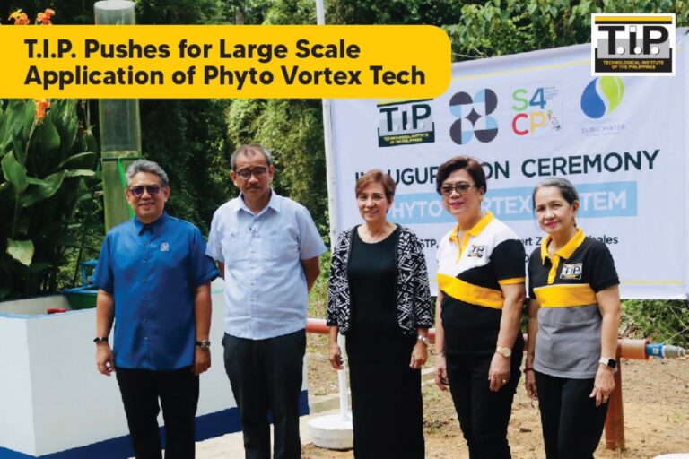 T.I.P. pushes for large scale application of Phyto Vortex Tech