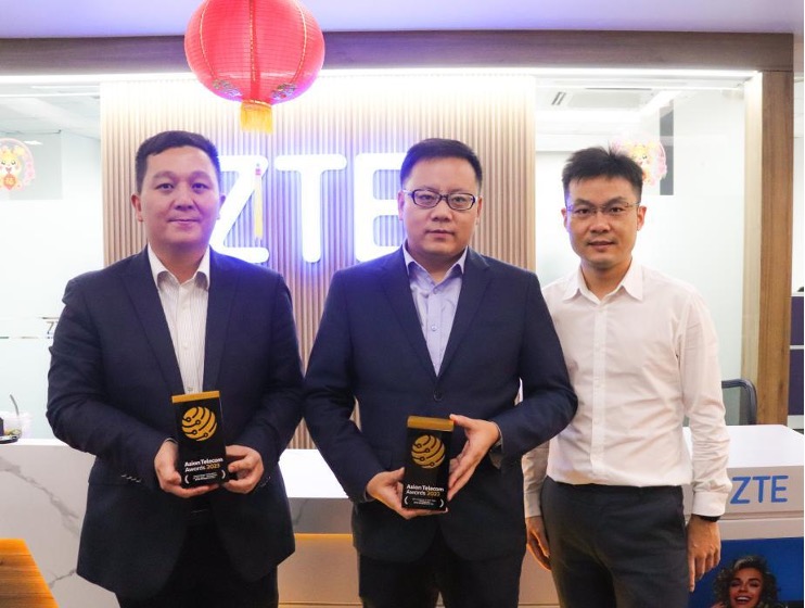 ZTE secures two major awards at the Asian Telecom Awards 2023