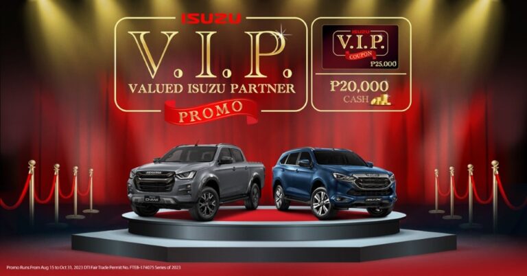 Isuzu treats customers with Drive & Fly, VIP Promos