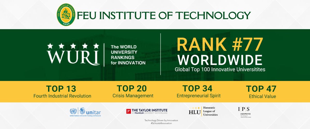 FEU Tech shines as a top university for real impact for 3rd consecutive year of WURI rankings