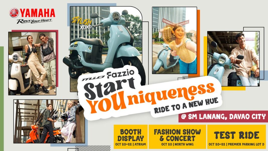 Davao rides to a new hue with the Yamaha Mio Fazzio