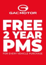 The best time to own a GAC: Enjoy two years of free PMS