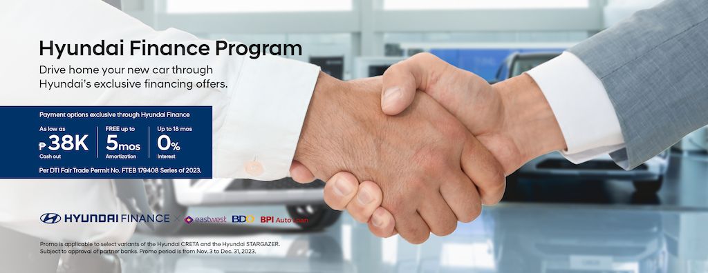 Hyundai Finance now in PH through local bank partners