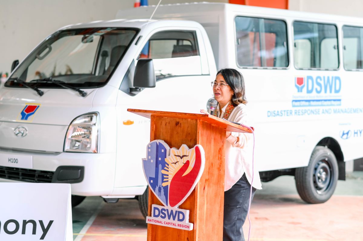 Hyundai H100 donated to DSWD disaster response and management office