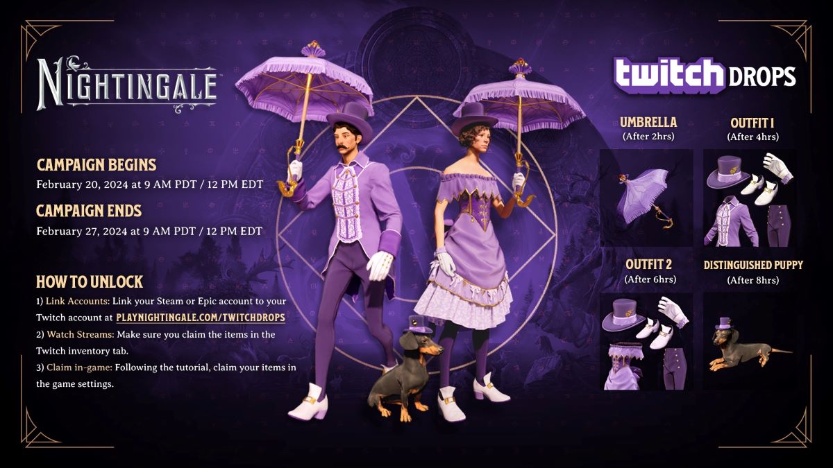 New Nightingale trailer for February 21 early access launch