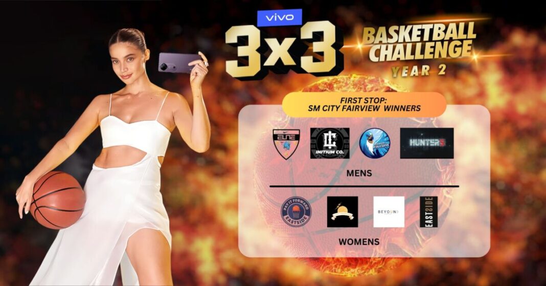 Presenting the vivo 3x3 Basketball Challenge winners for SM City Fairview leg