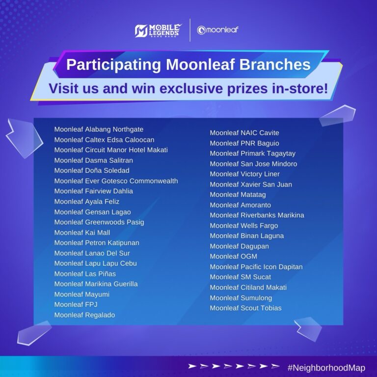 Moonleaf Tea Shop partners with Mobile Legends: Bang Bang to launch Neighborhood Map