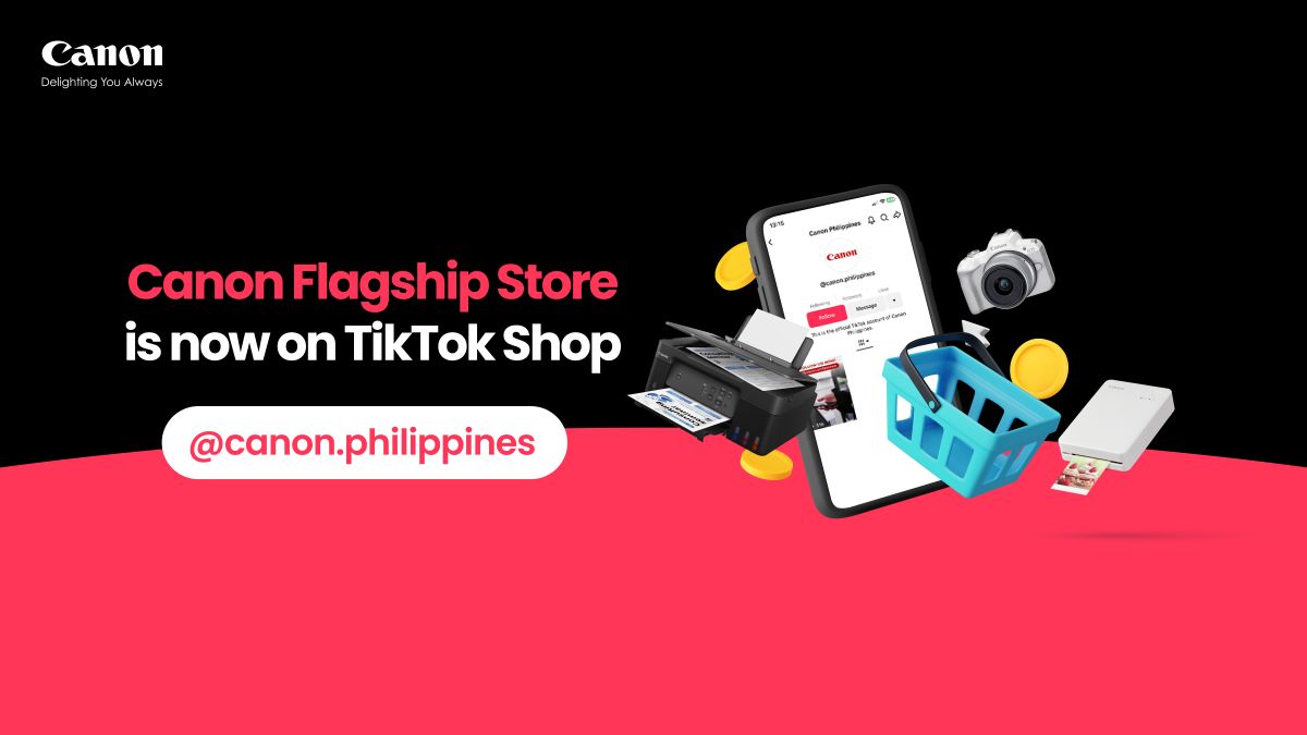 Canon PH is now on TikTok Shop!